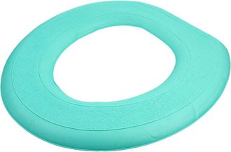 SOLUSTRE Atmungsaktives Wasserdichtes Eva Wc Sitzkissen Dicker Toilettensitzbezug für Sommer Rutschfestes Wiederverwendbares Badezimmerzubehör in Grün Praktisc