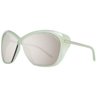 Porsche Design Femme, Accessoires, Vert, Taille: ONE Size Lunettes de Soleil Papillon Vertes pour Femmes