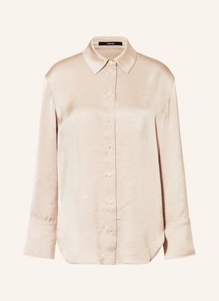 someday Someday Hemdbluse Zelara Aus Satin beige