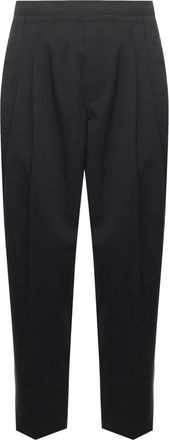 Giuliano Galiano pantalon à détail plissé - Noir