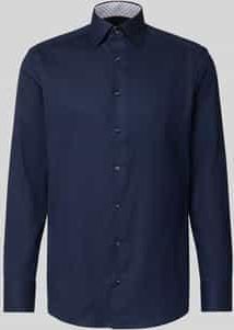 Olymp Regular Fit Businesshemd aus reiner Baumwolle mit Kentkragen