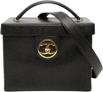 Chanel Sac Vanity Pre-owned - Femme - Pre-owned - Noir - Taille: ONE Size