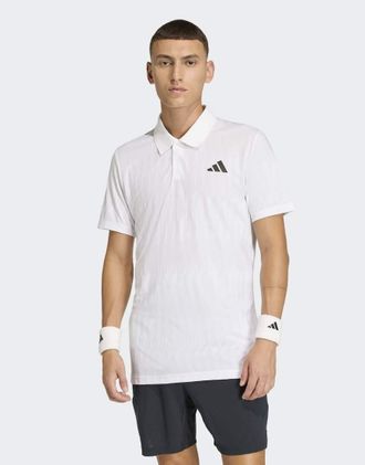 adidas Tennis Climacool+ Airchill Freelift - Polo - Blanc