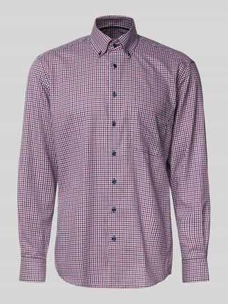 Eterna Comfort Fit Business-Hemd mit Button-Down-Kragen
