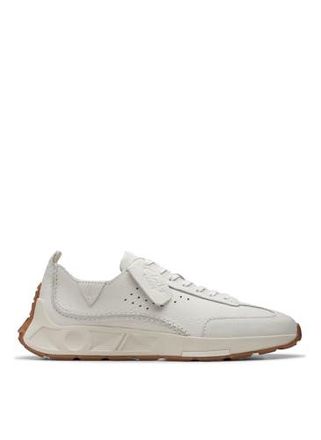 Clarks Homme Craft Speed Sneaker, Off White Lea, 40 EU