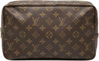 Louis Vuitton Clutches - Monogram Trousse Toilette 28 - Gr. unisize - in Braun - f&uuml;r Damen
