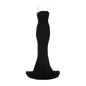 Jacquemus Aro Figurbetontes Maxikleid - - Dresses - Damen - Schwarzk - S