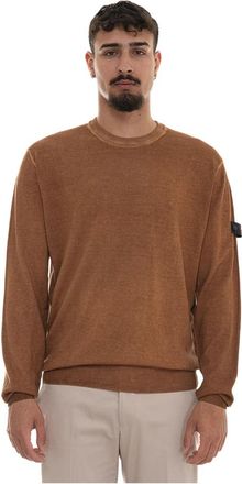 Peuterey Homme, Pulls, Brun, Taille: L Race FRS 02 Pull ras du cou