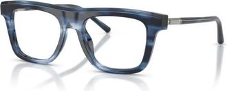 Dolce & Gabbana Homme, Accessoires, Bleu, Taille: 51 MM Square Optical Frame