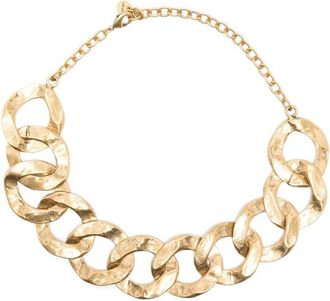 Cult Gaia Ambos Hammered Chain Necklace