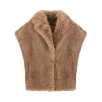Herno Faux Fur Jacket - - Jackets - Damen - Beige - S