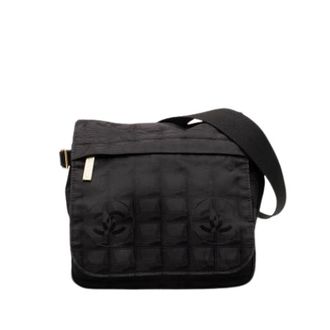 Chanel Sac bandouli&egrave;re en nylon Pre-owned - Femme - Pre-owned - Noir - Taille: ONE Size