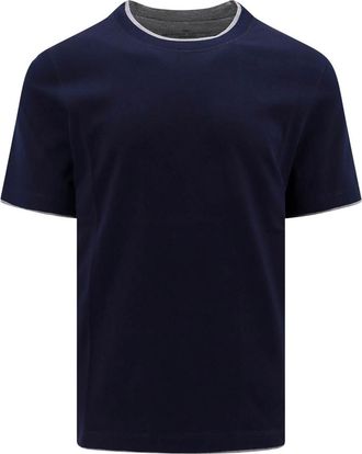 Brunello Cucinelli T-Shirt - Blau
