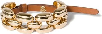 Miu Miu Armband aus Leder - F0C1U Gold/Silver