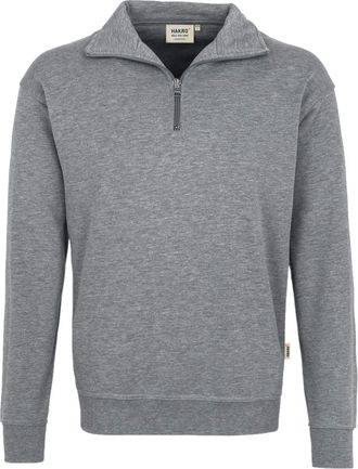 HAKRO Zip-Sweatshirt, grau-meliert, Gr&ouml;&szlig;en: XS - XXXL Version: XXL - Gr&ouml;&szlig;e XXL