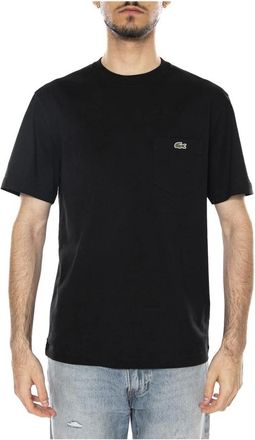 Lacoste Homme, Tops, Noir, Taille: XL T-shirt &agrave; col rond