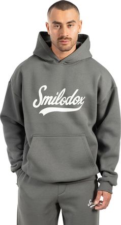 Smilodox Hoodie Herren Lorik, Kapuzenpullover mit gro&szlig;em Frontprint auf der Brust, weichem und flauschigem Stoff, K&auml;ngurutasche Pulli, sportliches Sweatshirt f