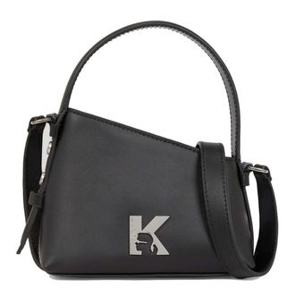 Karl Lagerfeld Karl Lagerfeld Jeans, Damen, Geo Mini Bag Leder, Schwarz, One size