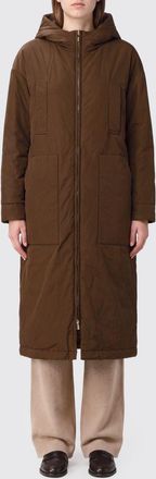 Max Mara Langer, locker geschnittener Parka aus technischem Polyester mit Kapuze