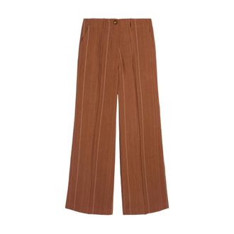 Momoni Damen, Hosen, Braun, SGr&ouml;&szlig;e