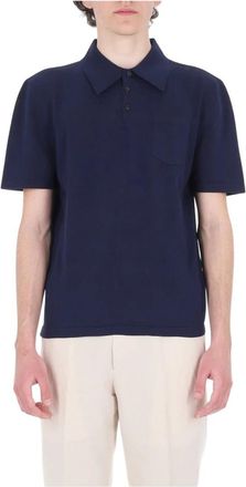 A.P.C. A.p.c., Homme, Tops, Bleu, Taille: S Colin Polo