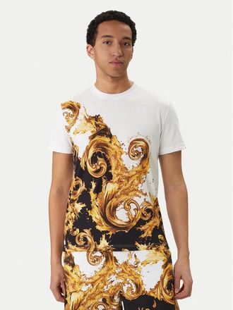Versace Jeans Couture T-Shirt 80GAH6SB JS541 Wei&szlig; Slim Fit