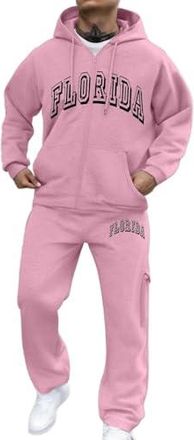 Generic Ensemble Jogging Homme D&eacute;tente Sport Survetement Large &Eacute;lastique Survette 2 Pi&egrave;ces Manches Longues Sweat &Agrave; Capuche et Pantalon Gym &Eacute;l&eacute;gant Sportswear 