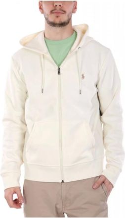 Ralph Lauren Homme, Sweatshirts et sweats &agrave; capuche, Beige, Taille: XL Full-Zip Sweat &agrave; capuche
