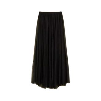 Twinset Langer T&uuml;llrock - - Skirts - Damen - Schwarzk - S