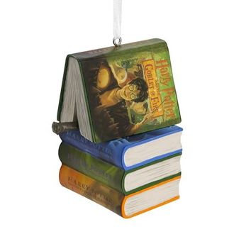 Hallmark Harry Potter Bücher & Zauberstab Hängende Ornamente Baumschmuck Harz Hängende Ornament Geschenke für Weihnachten