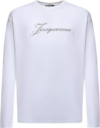 Jacquemus Femme, Tops, Blanc, Taille: 44 FR Hauts &agrave; manches longues