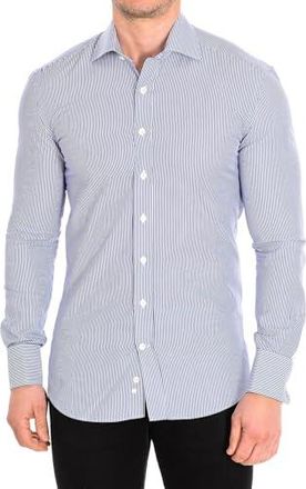 Café Coton Chemise Slim Manches Longues col Revers THYM5-SLIM Homme