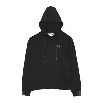 John Richmond Homme, Sweatshirts et sweats &agrave; capuche, Noir, Taille: XL Basic Cotton Sweat &agrave; capuche