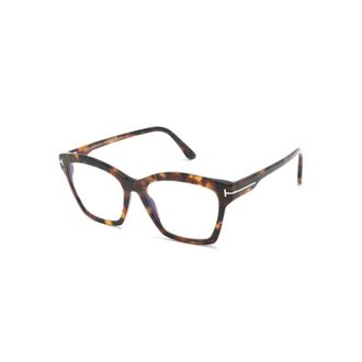 Tom Ford Femme, Accessoires, Brun, Taille: 53 MM Ft5965B 052 Optical Frame