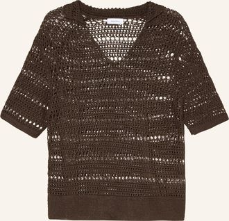 Darling Harbour Darling Harbour H&auml;kelshirt braun
