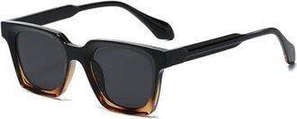 Generic Lunettes de soleil vacances monture carr&eacute;e tendance UV400 hommes et femmes lunettes de soleil quotidiennes personnalis&eacute;es(Multi-colored)