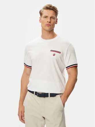 Beverly Hills Polo Club T-Shirt P-SS26M-TS0112 Wei&szlig; Regular Fit