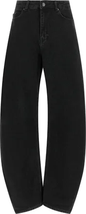 Rotate Straight Leg Jeans - Schwarz