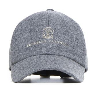 Brunello Cucinelli Homme, Accessoires, Gris, Taille: L Collection de Chapeaux &Eacute;l&eacute;gants