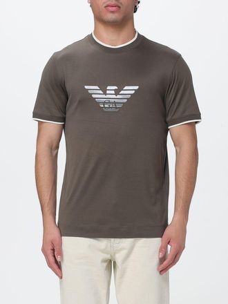 Emporio Armani T-Shirt Homme couleur Beige