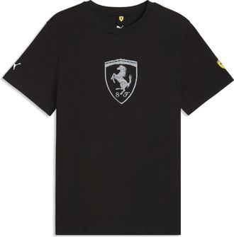 Puma T-shirt avec &eacute;cusson ton sur ton Scuderia Ferrari Homme, Accessoires, Noir, XXL