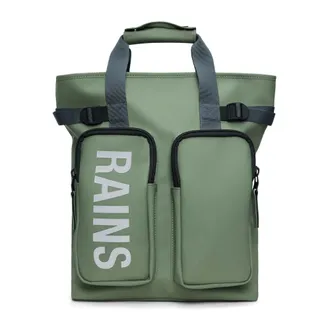 Rains unisex, Sacs, Vert, Taille: ONE Size Texel Tote Backpack