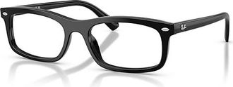 Ray-Ban Rb5450 Optics Schwarz Fassung Klar Glas Polarisiert 54-19