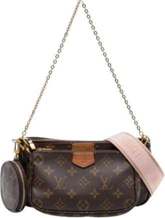 Louis Vuitton Pre-owned Multi-Pochette Accessoires - Femme - Pre-owned - Brun - Taille: ONE Size
