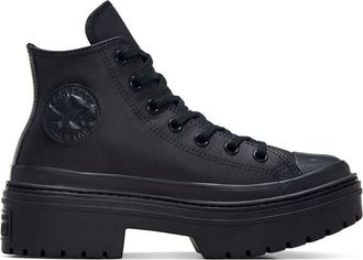 Converse High-Top-Sneakers mit Absatz - Schwarz
