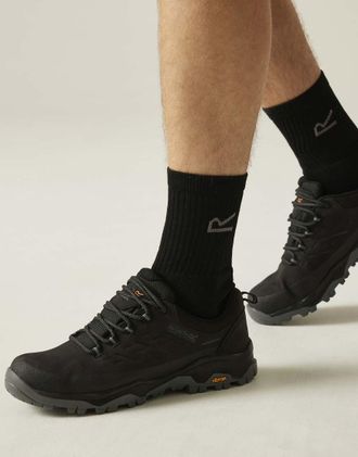 Regatta Blake chaussures de marche basses Vibram noires