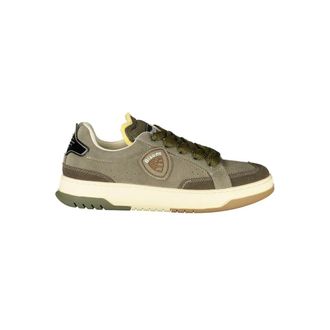 Blauer Low Top Sneaker - - Shoes - Herren - Gr&uuml;n - 45 EU