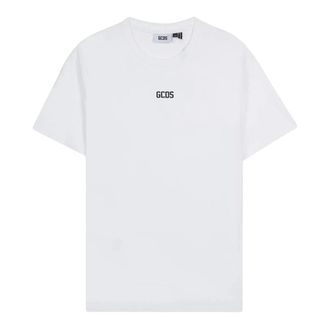 GCDS Mini Logo SS T-Shirt - - Tops - Herren - Wei&szlig; - 2XL