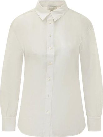 Calvin Klein Femme, Blouses et Chemises, Blanc, Taille: 38 FR Chemises