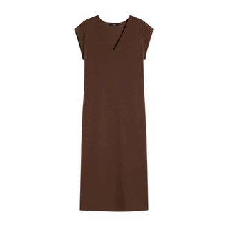 Max Mara Femme, Robes, Brun, Taille: 42 FR Maxi Robes